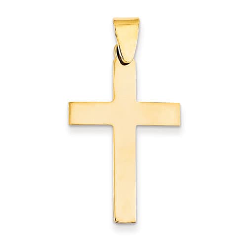Click here for Gold Classics(tm) 14kt. Yellow Gold Polished Cross prices