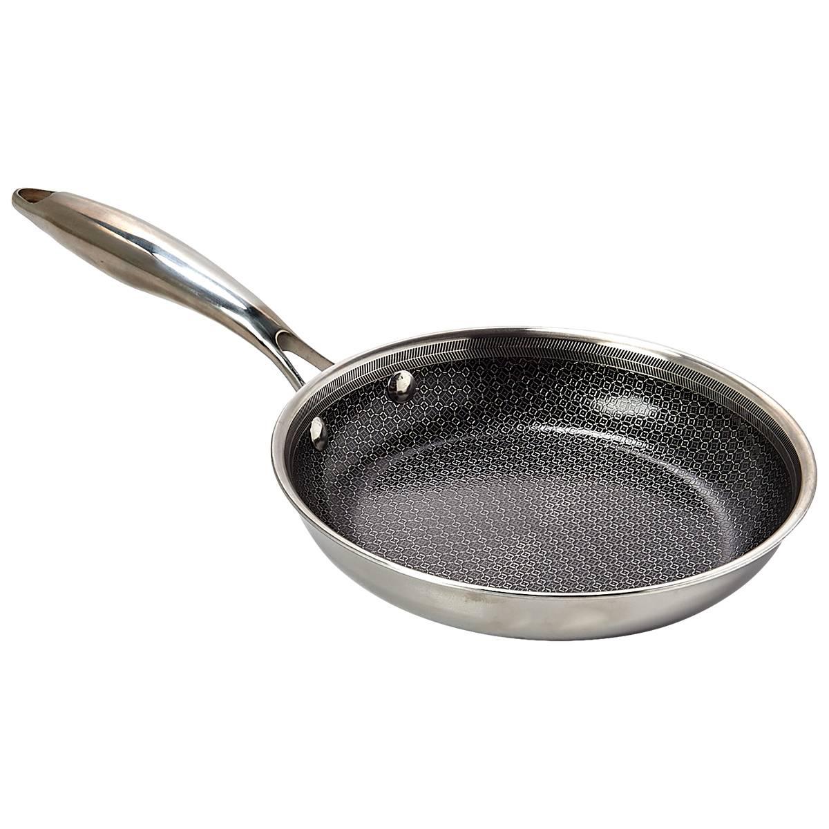 Click here for Basil & Kraft 8in. Honeycomb Triply Frying Pan prices