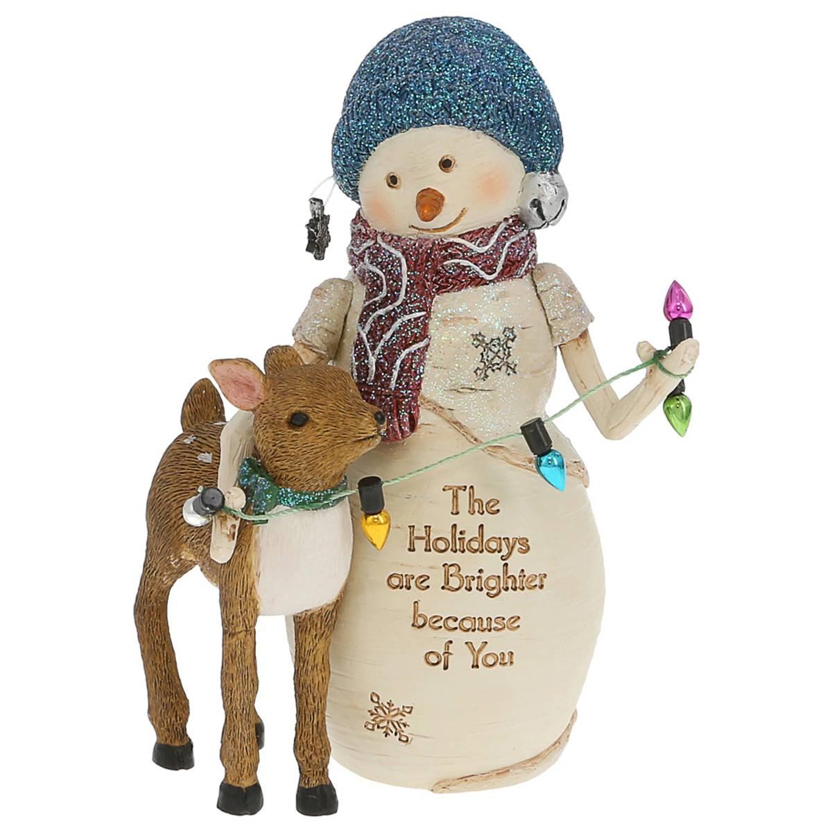 Click here for Pavilion 5in. Holidays Brighter Snowman with Deer prices
