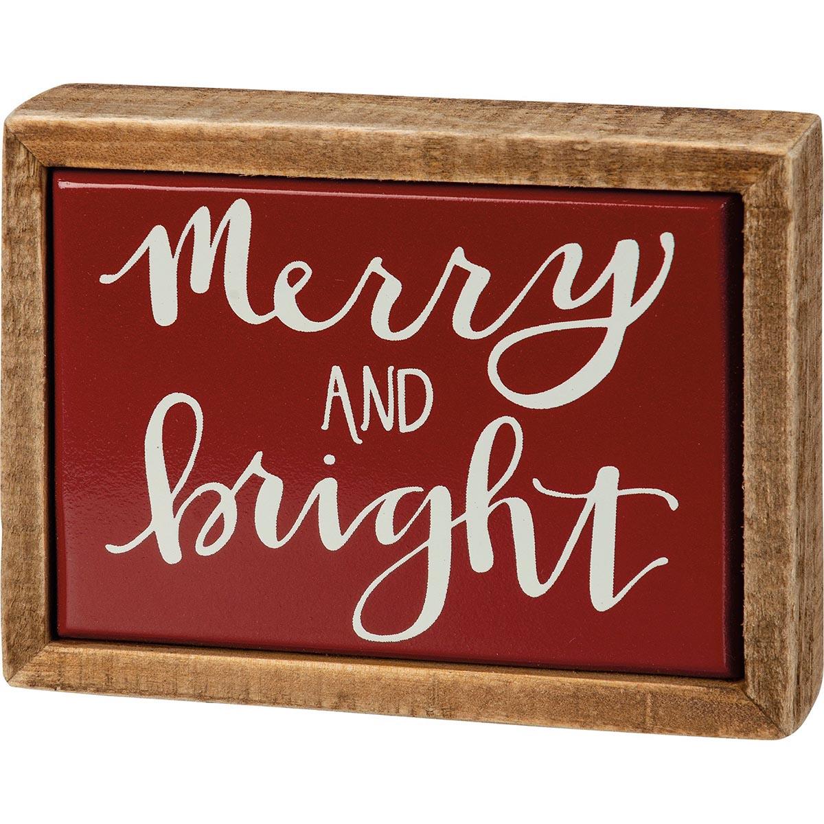 Click here for Primitives By Kathy Merry & Bright Mini Box Sign prices