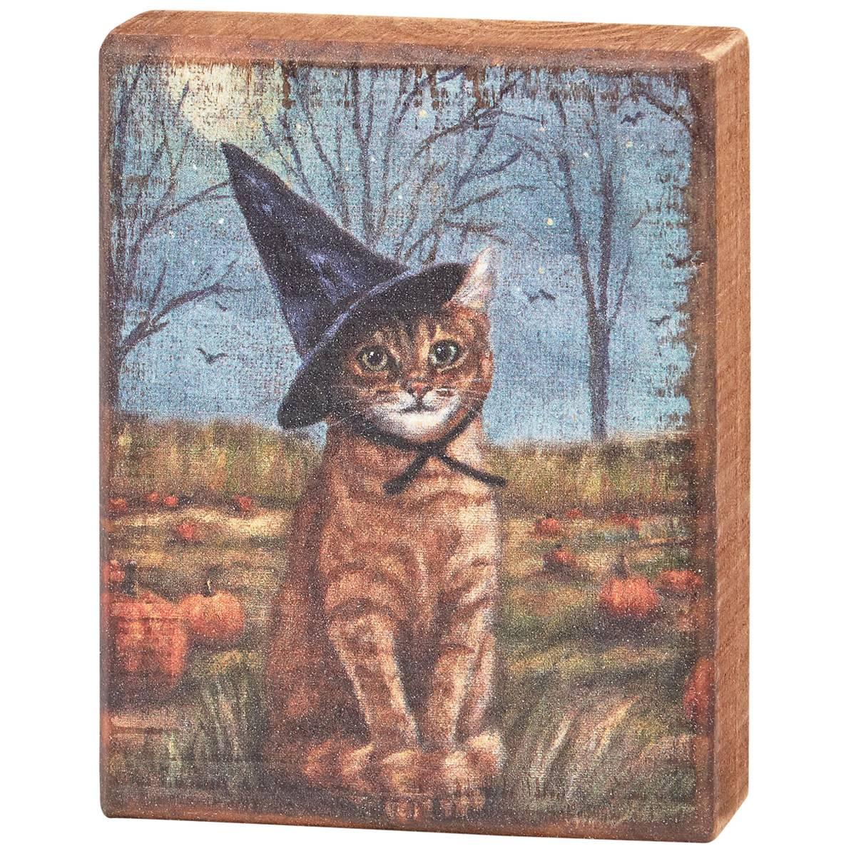 Click here for Primitives By Kathy Cat as Witch Block Sign prices