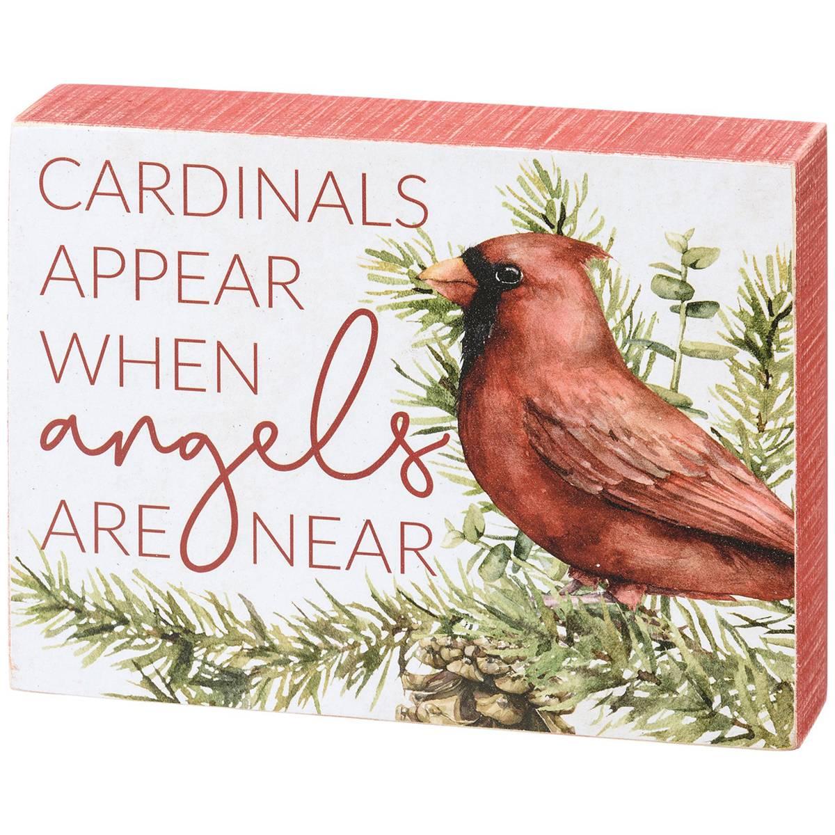 Click here for Primitives By Kathy Cardinals Appear Box Sign prices