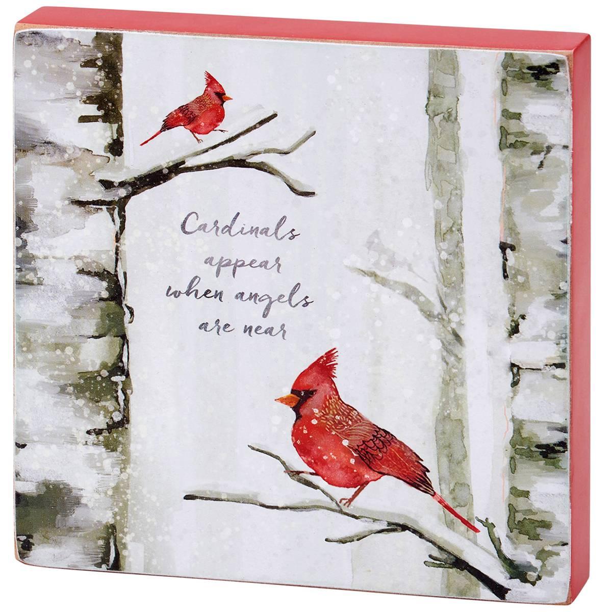 Click here for Primitives By Kathy Cardinals Appear Block Sign prices