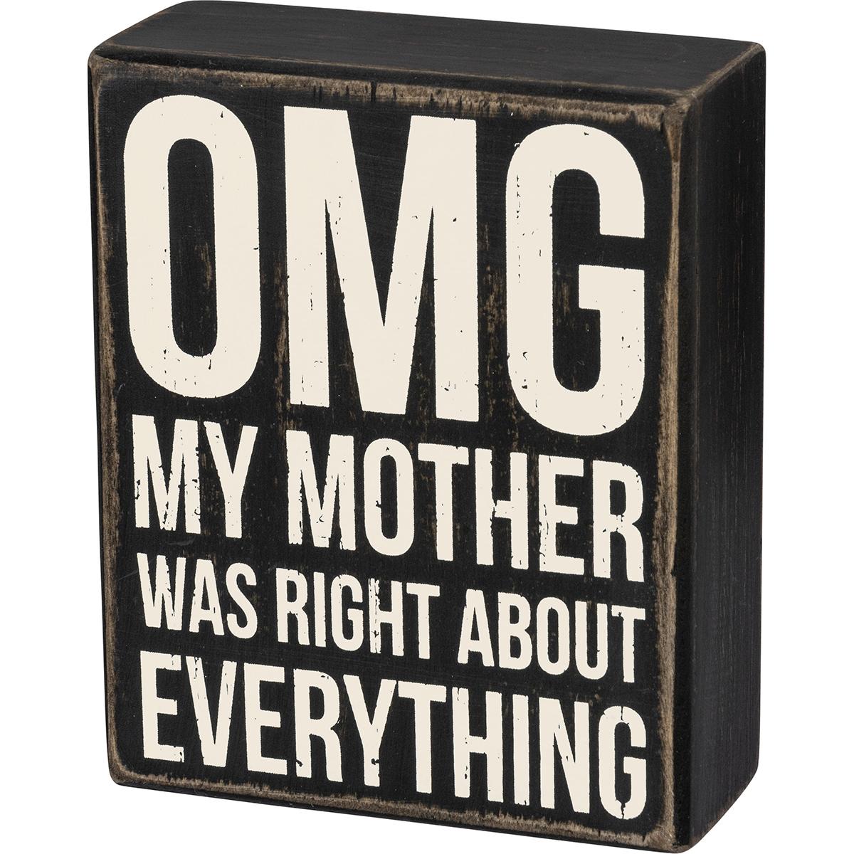 Click here for Primitives By Kathy OMG My Mother Was Right Box Si... prices