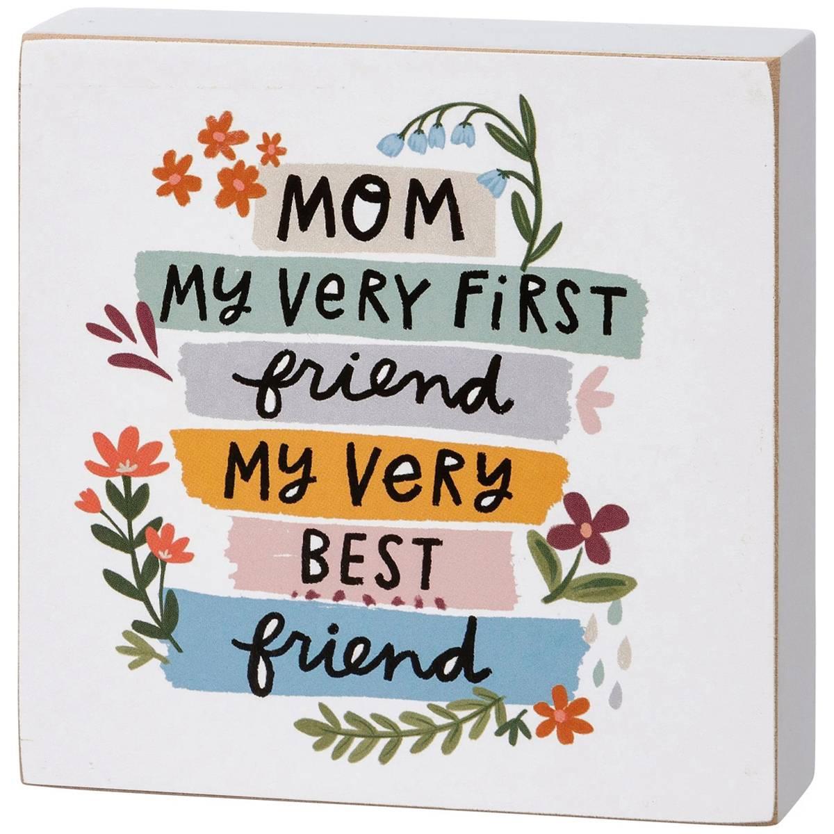 Click here for Primitives By Kathy Block Sign - Mom prices
