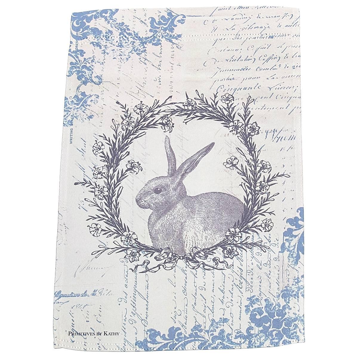 Click here for Primitives By Kathy Rabbit Crest Double Sided Gard... prices