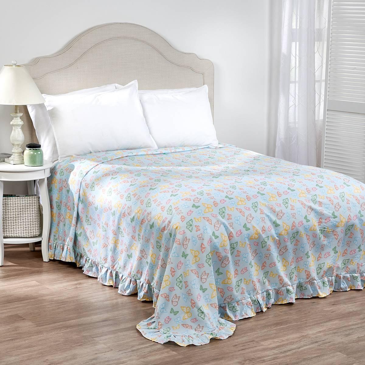 Click here for Ashley Cooper(tm) Butterfly Kisses Plisse Bedsprea... prices