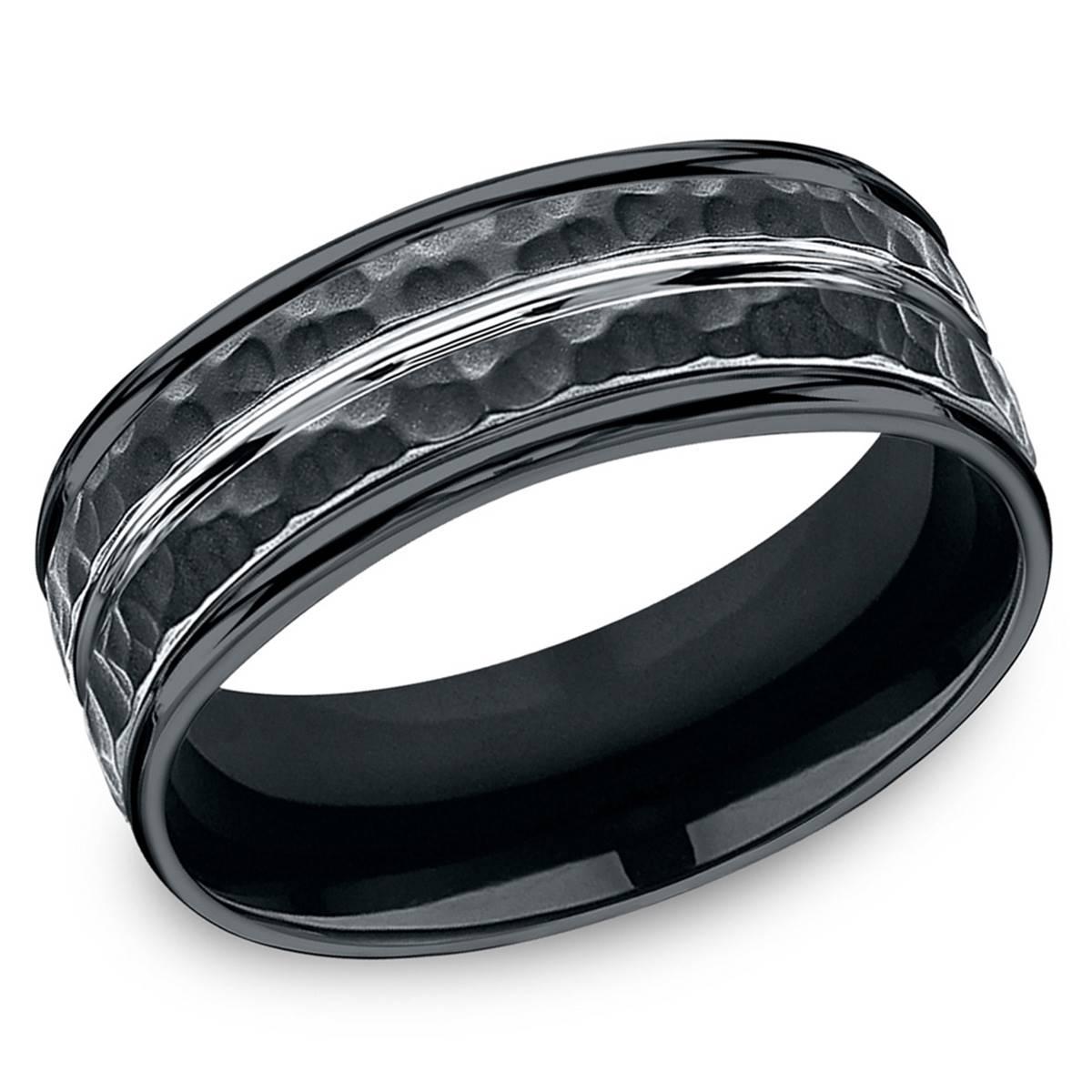 Click here for Mens Endless Affection(tm) 8mm Black Cobalt Hammer... prices