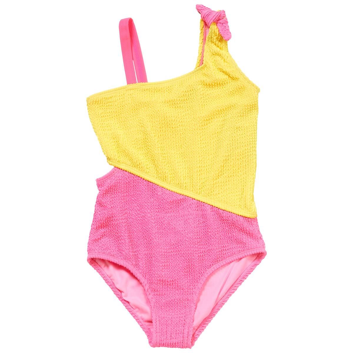 Click here for Girls (7-16) Kensie Textured Color Block One Piece... prices