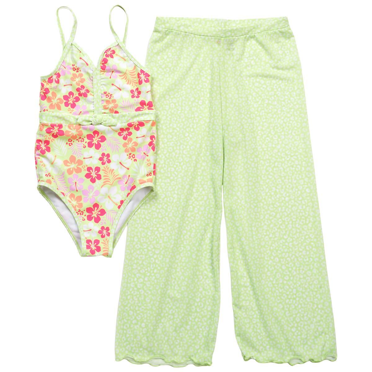 Click here for Girls (7-16) Kensie Girl Floral Leopard One Piece... prices