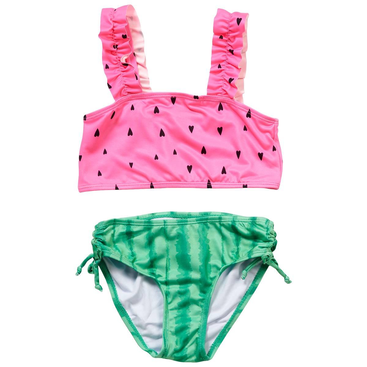 Click here for Girls (7-16) Pink Platinum(R) Watermelon Bikini 2p... prices