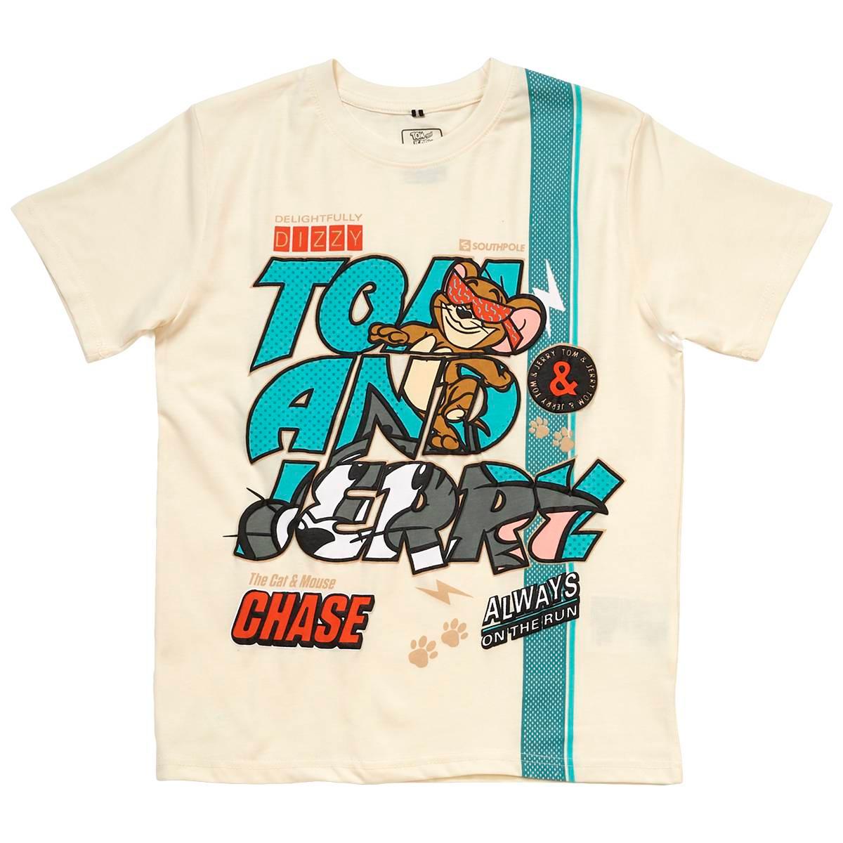 Click here for Boys (8-20) SOUTHPOLE Tom & Jerry Thick Gel Tee prices