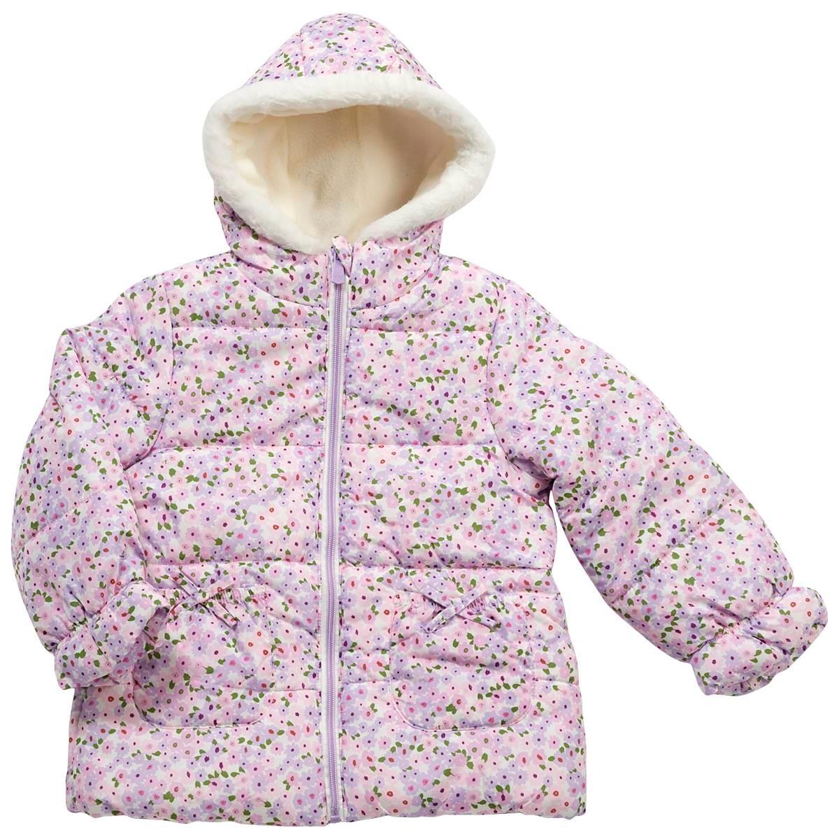 Click here for Girls (4-6x) Kensie Girl Ditsy Print Quilted Puffe... prices