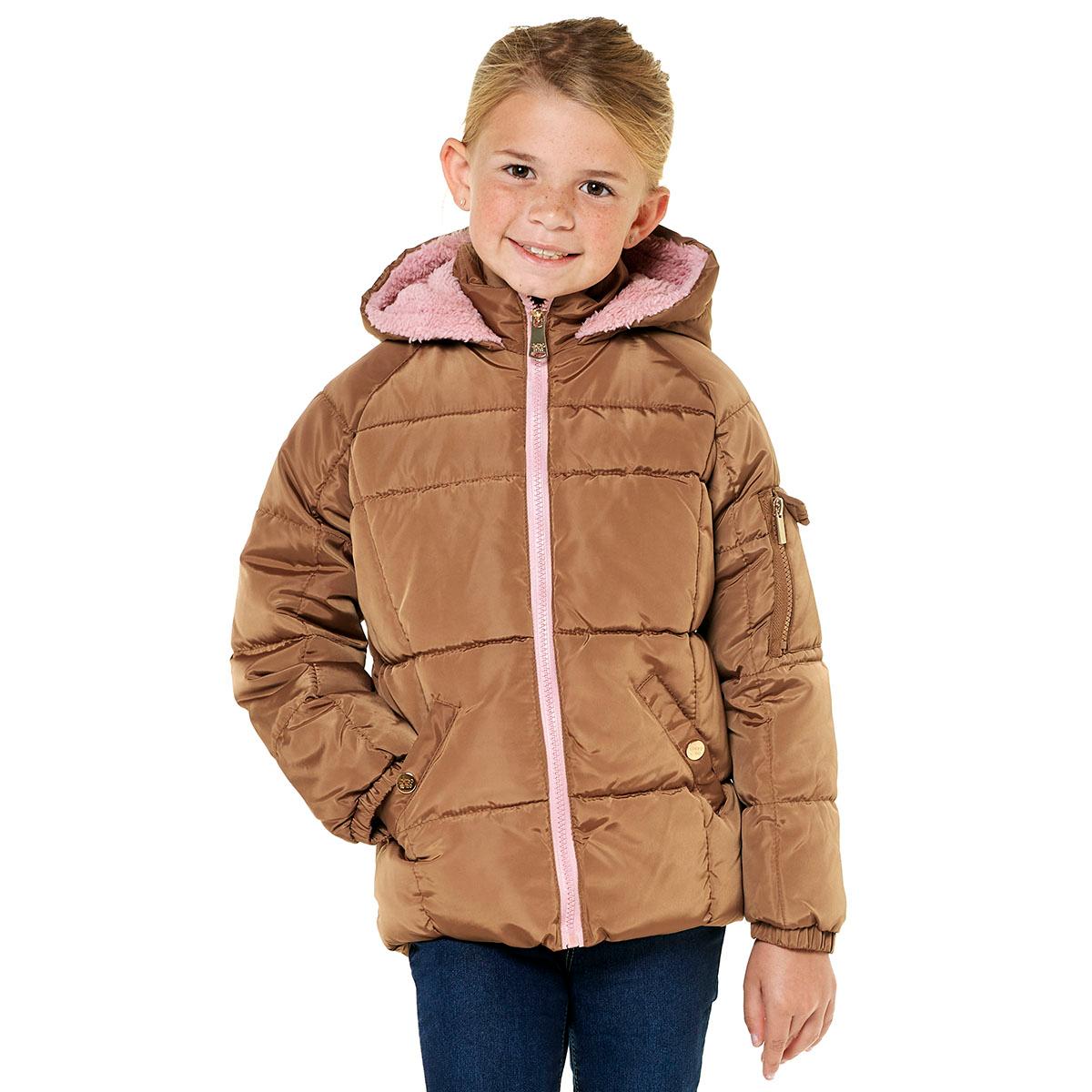 Click here for Girls (4-6x) Limited Too(tm) Solid Puffer Coat w/... prices