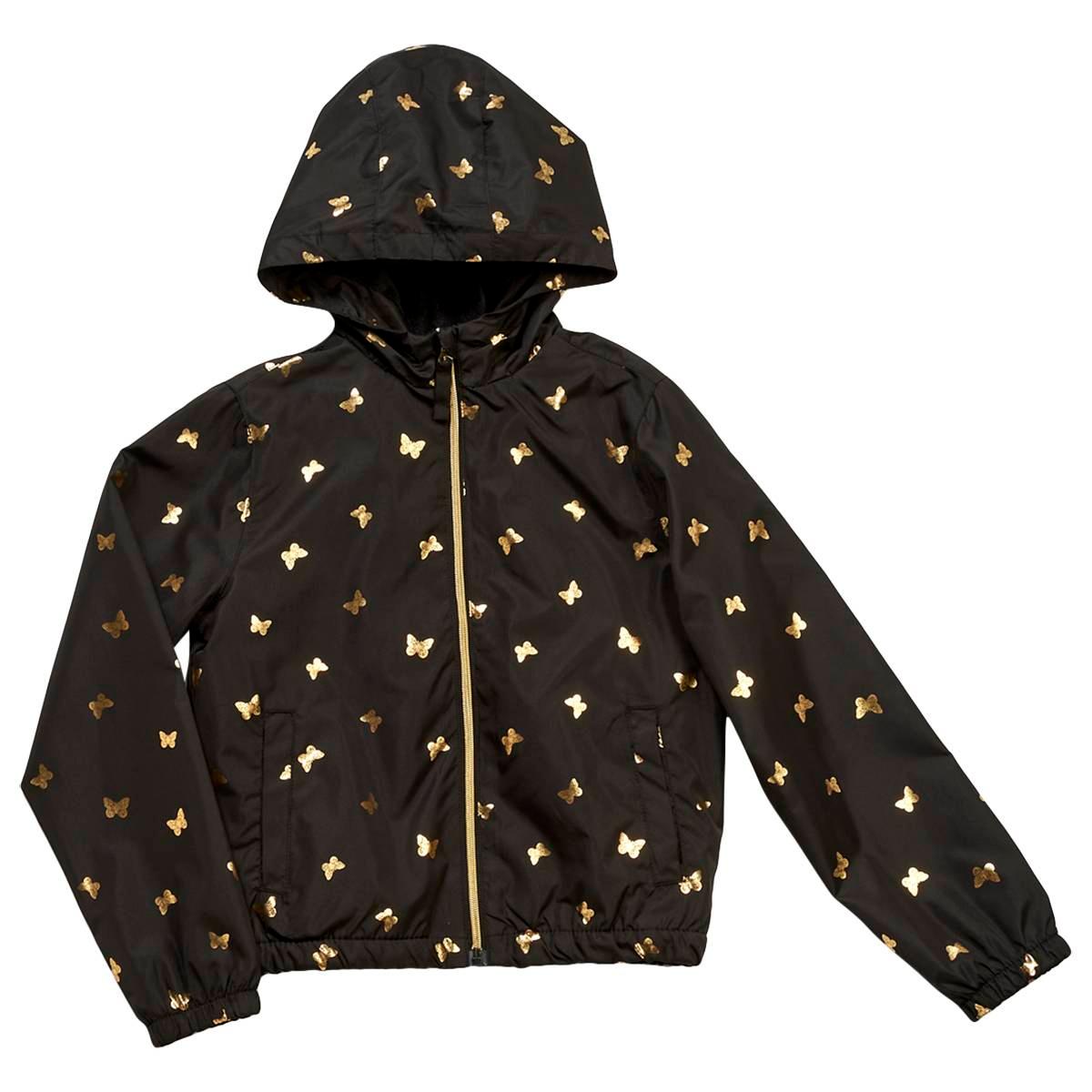 Click here for Girls (7-16) Pink Platinum(R) Foil Butterfly Hoode... prices