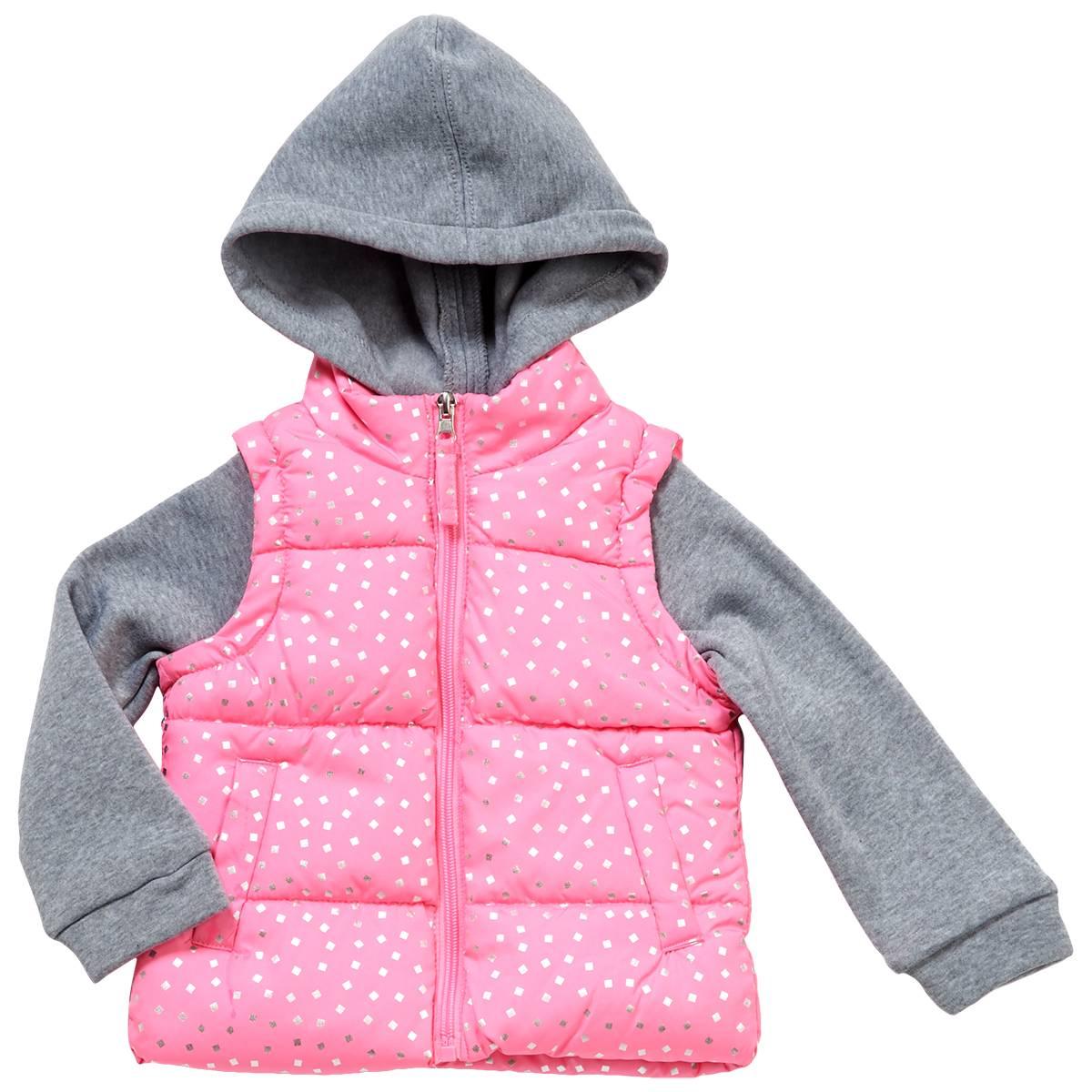 Click here for Baby Girl (12-24M) Pink Platinum(R) Diamond Puffer... prices