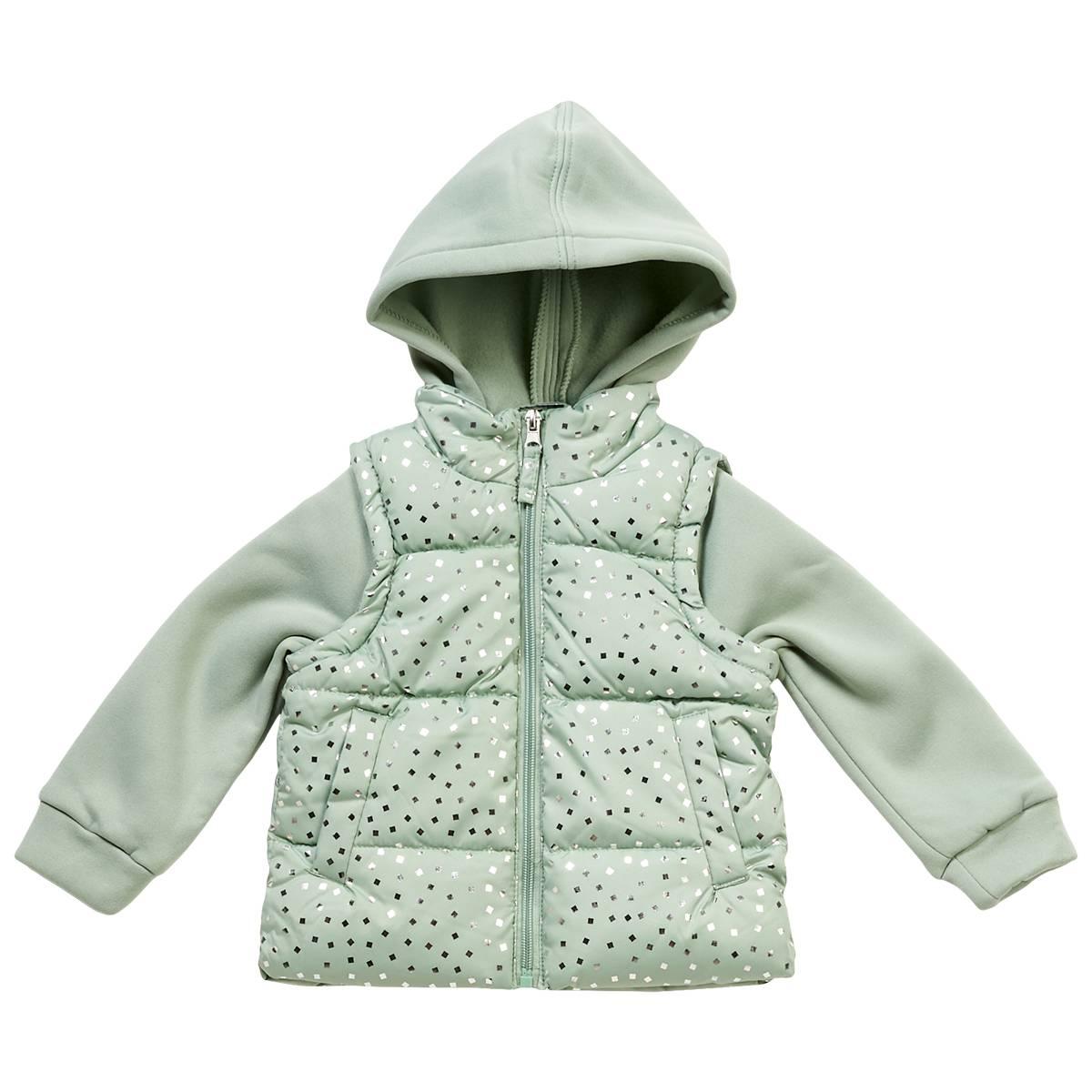 Click here for Toddler Girl Pink Platinum(R) Geometric 2Fer Vest... prices