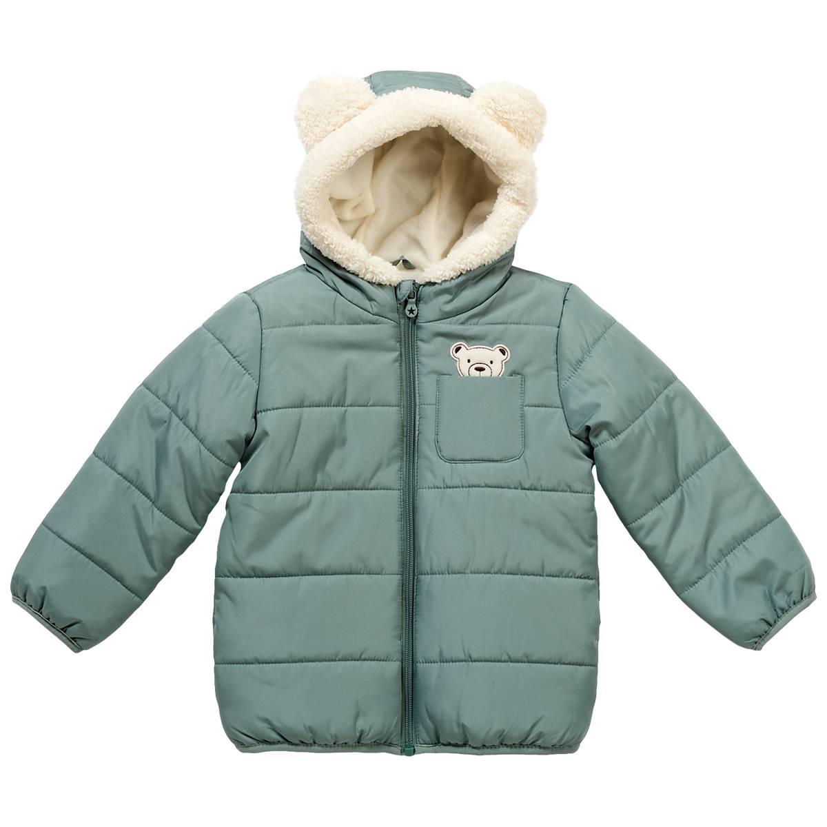 Click here for Toddler Boy Wippette(R) Hooded Bear Puffer Jacket prices