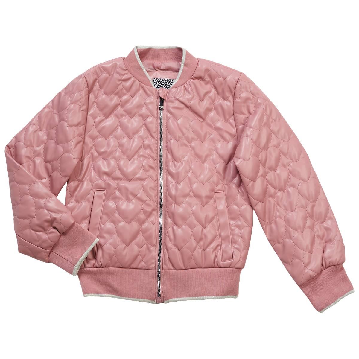 Click here for Girls (7-16) Kensie Girl Heart Quilted Faux Leathe... prices