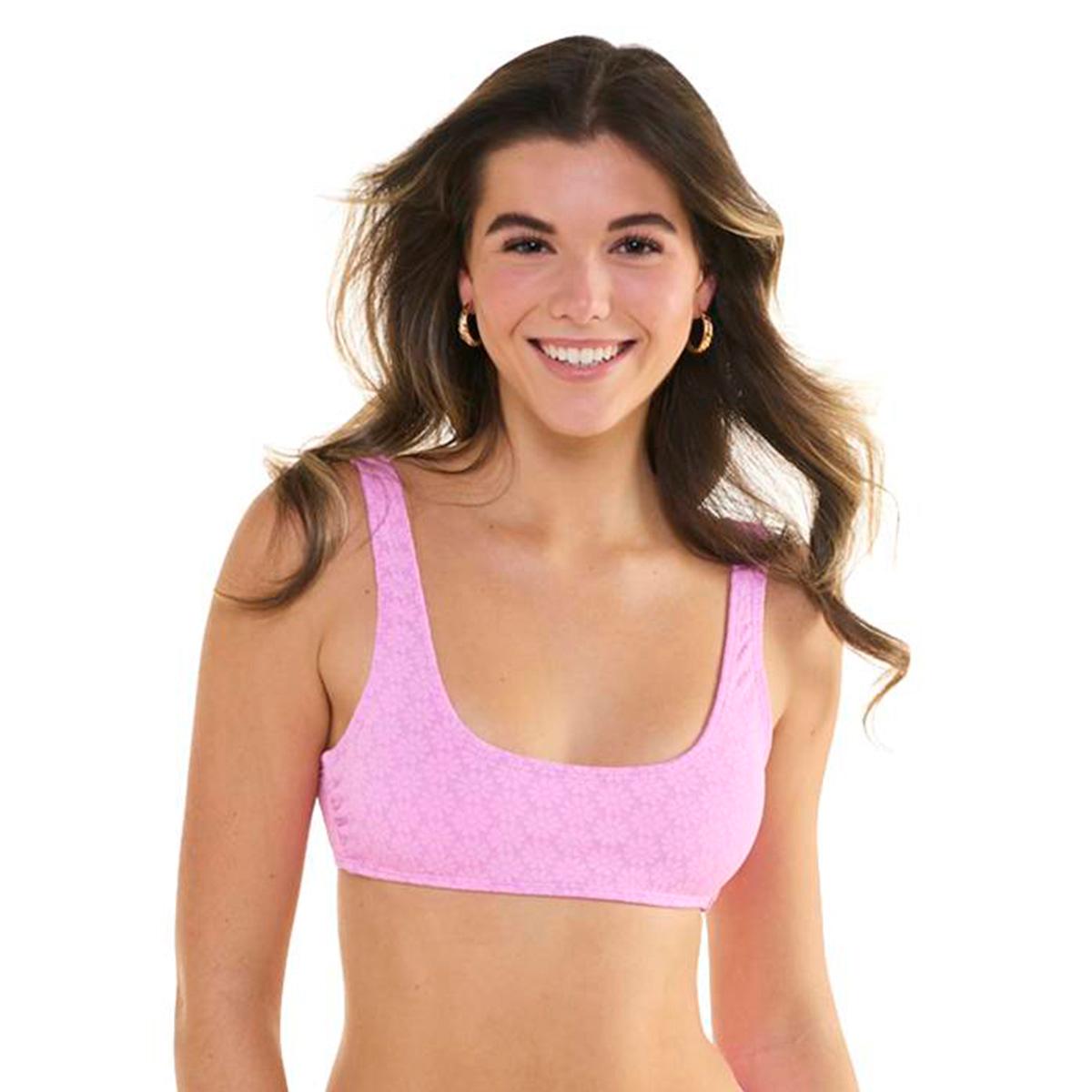 Click here for Juniors California Sunshine Daisy Jacquard Swim To... prices