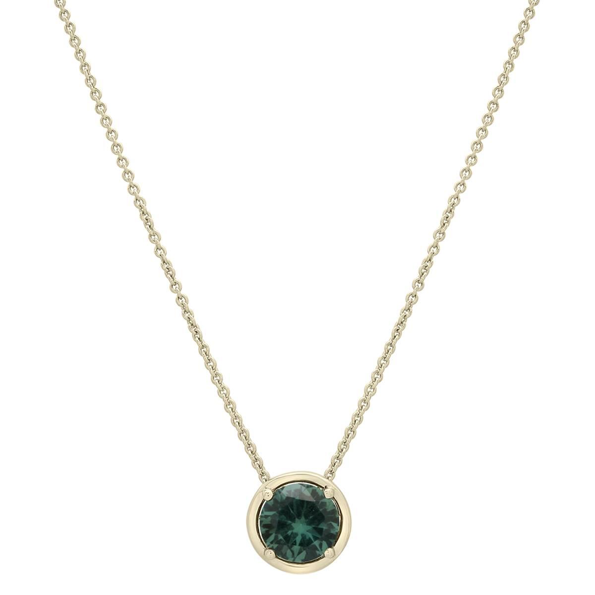 Click here for Gold-Plated Lab-Grown Green Sapphire Center Stone... prices