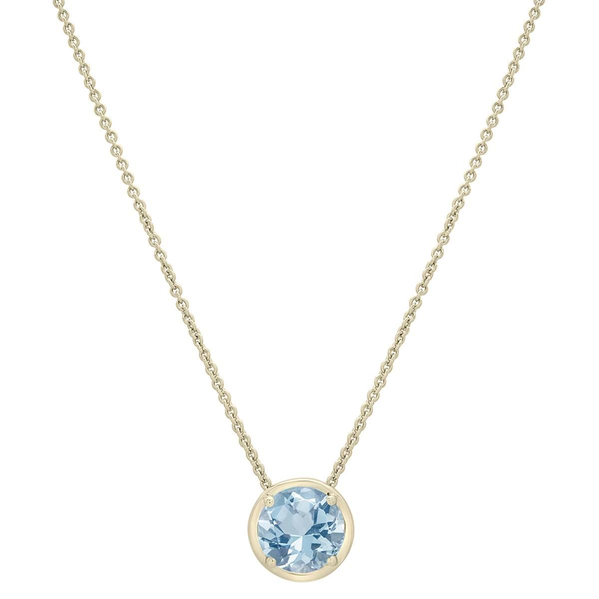 Click here for Gold-Plated Sterling Silver Blue Topaz Stone Penda... prices
