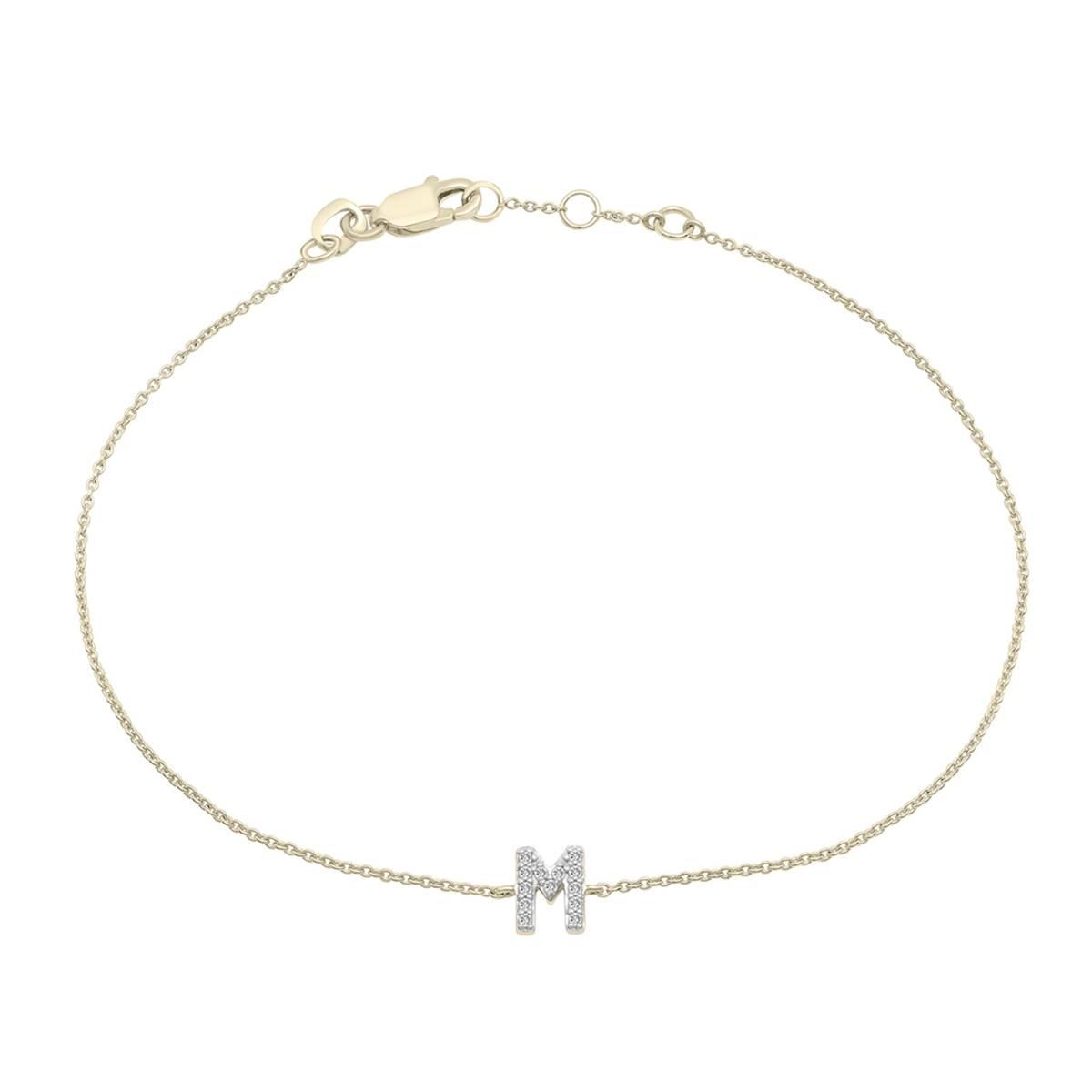Click here for Diamond Classics(tm) 1/20ctw. Diamond Initial M Br... prices