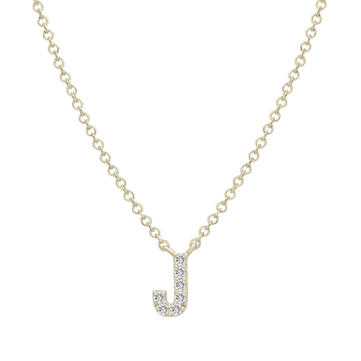 Click here for Diamond Classics(tm) 1/20ctw. Diamond Initial J Ne... prices
