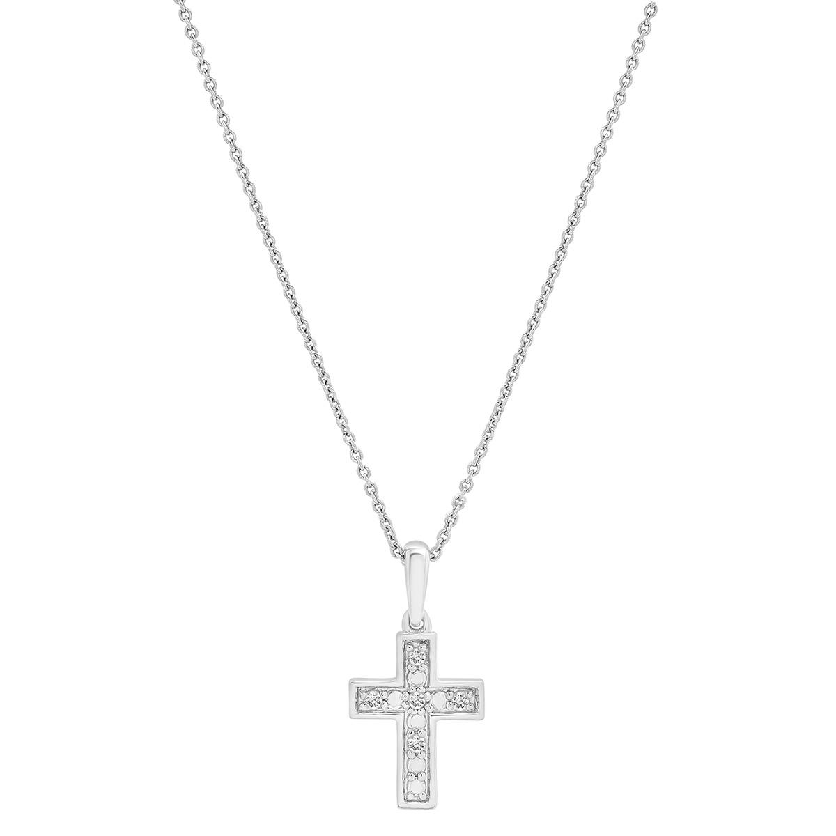 Click here for Diamond Classics(tm) Sterling Silver 1/20ctw. Diam... prices