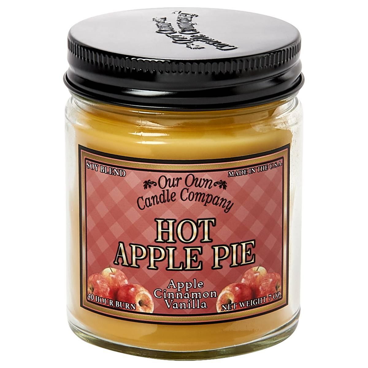 Click here for Our Own Candle Company 7oz. Hot Apple Pie Jar Cand... prices