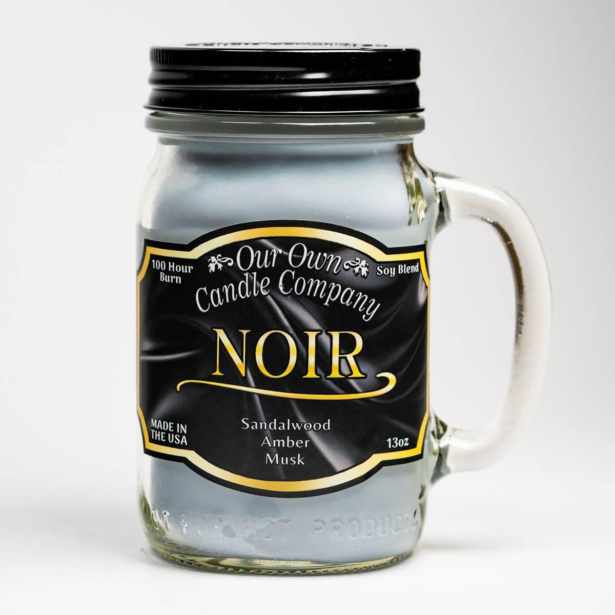 Click here for Our Own Candle Company 13oz. Large Mason Jar Noir prices