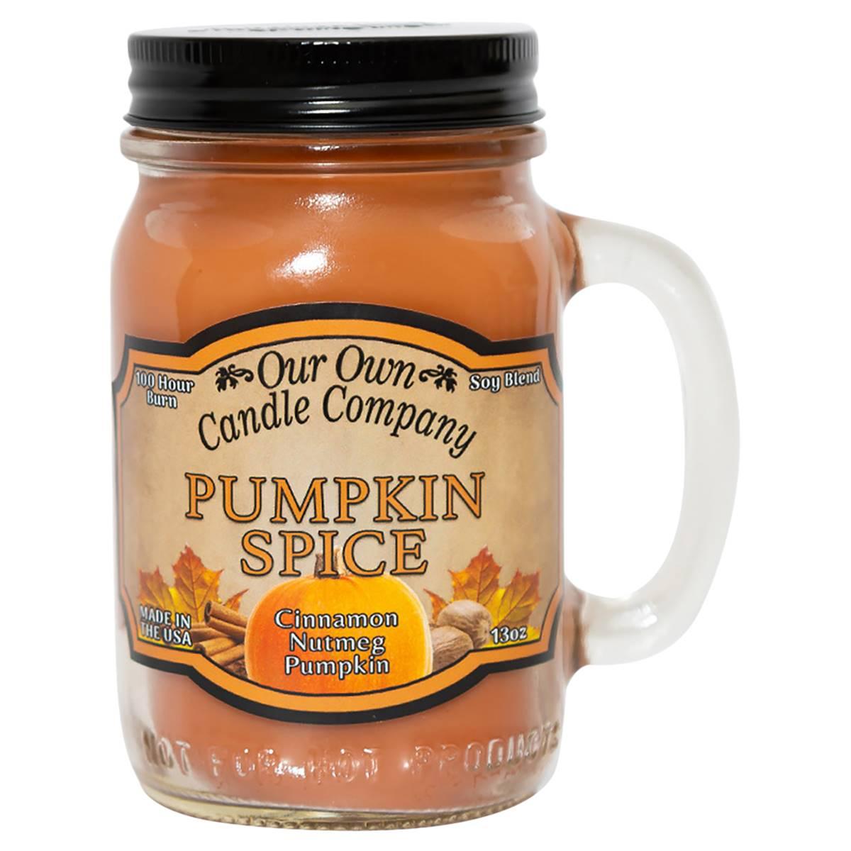 Click here for Our Own Candle Company 13oz. Pumpkin Spice Large M... prices