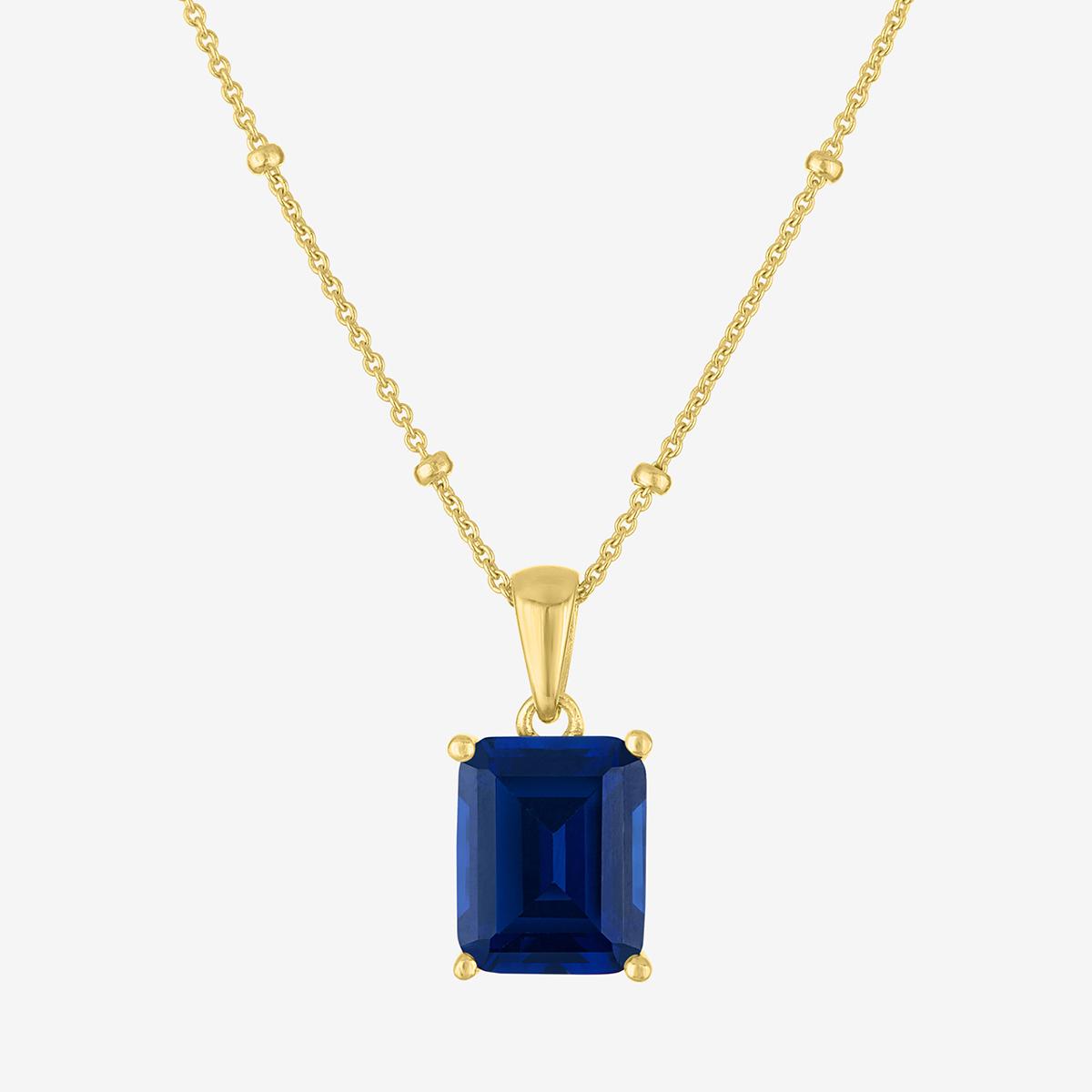 Click here for Gemstone Classics(tm) Lab Grown Sapphire Solitaire... prices