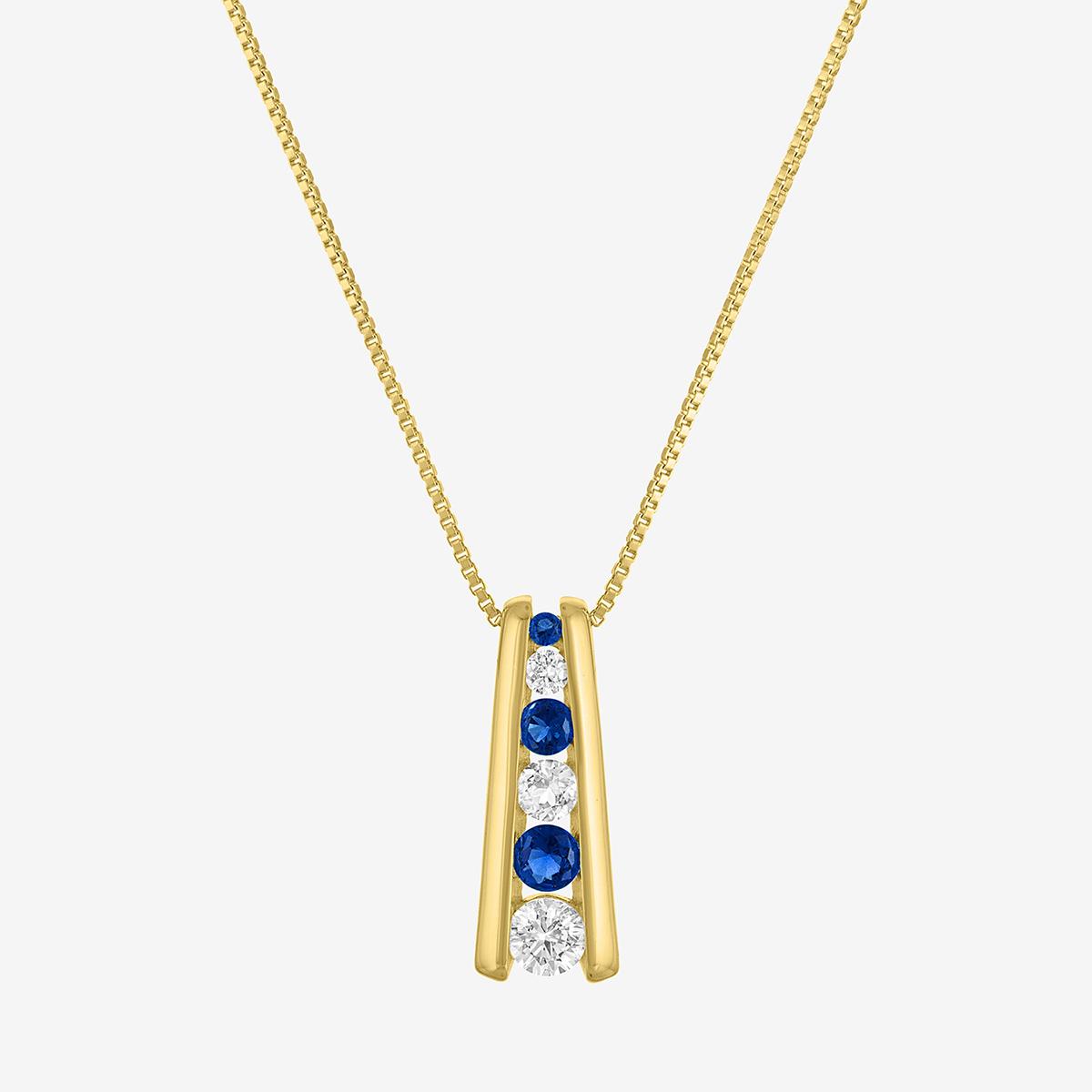 Click here for Gemstone Classics(tm) Lab Grown Sapphire Journey L... prices