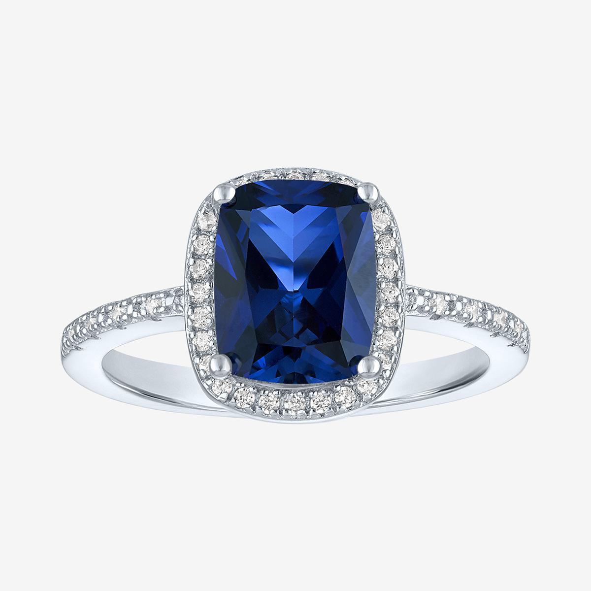 Click here for Nova Star(R) Lab Grown Blue Sapphire & Lab Grown D... prices
