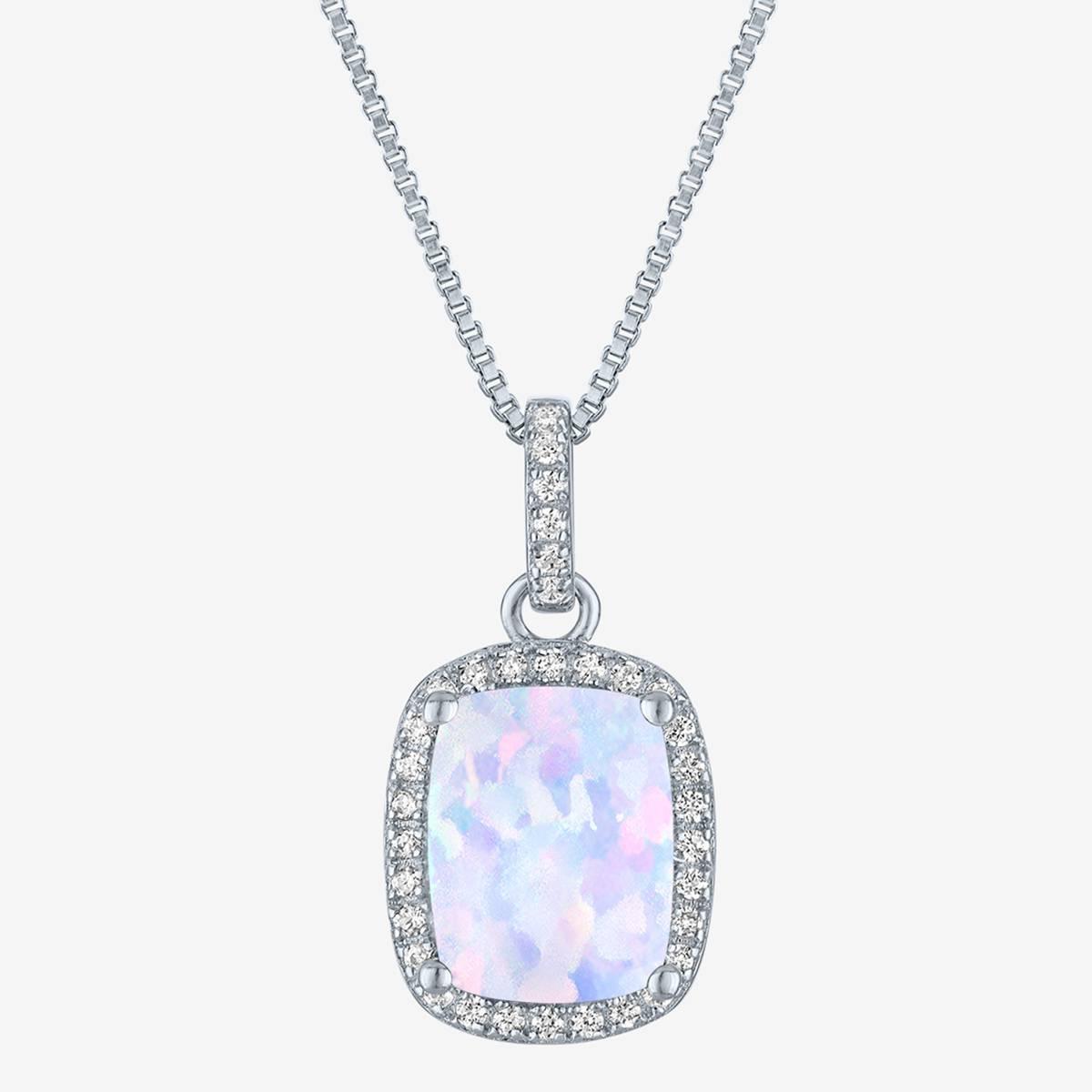 Click here for Nova Star(R) Lab Grown Opal & Lab Grown Diamond Ha... prices