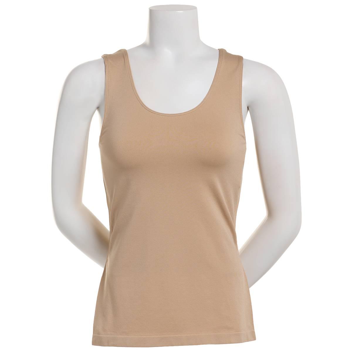 Click here for Womens Runway Ready Seamless Wide Strap Solid Tank... prices