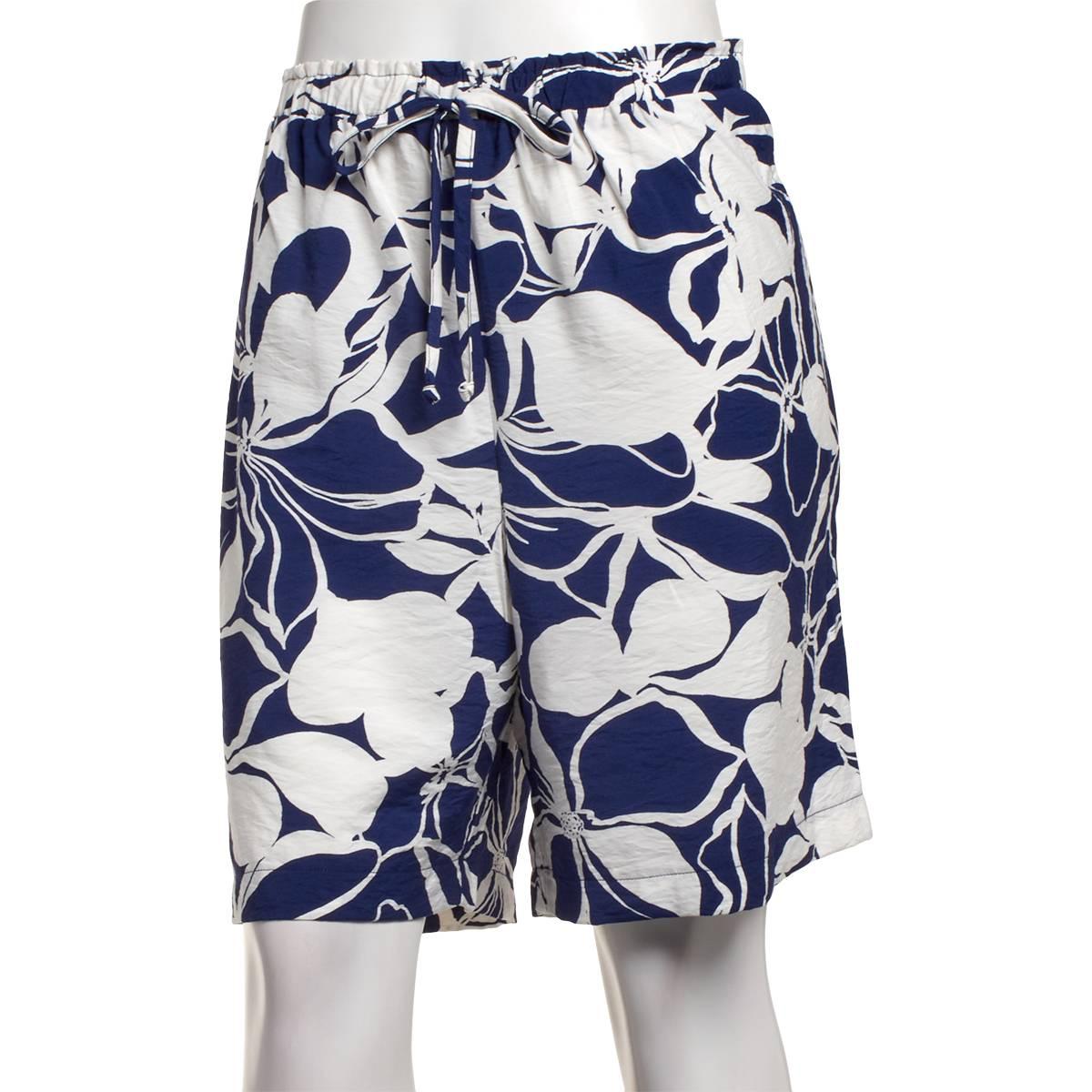 Click here for Womens Floral & Ivy Pull On Tropical Floral Bermud... prices