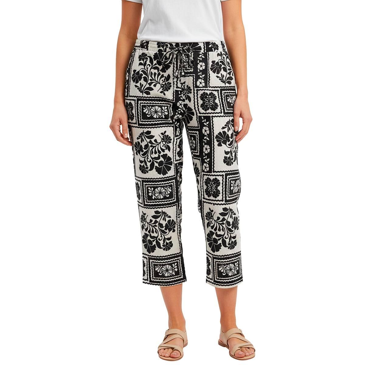 Click here for Petite Soho Apparel Patchwork Cropped Pants prices