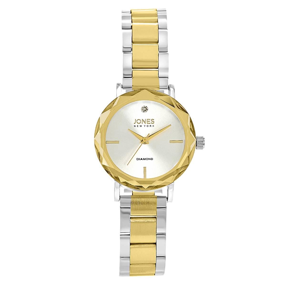 Click here for Womens Jones New York Two-Tone Sunray Dial Watch -... prices
