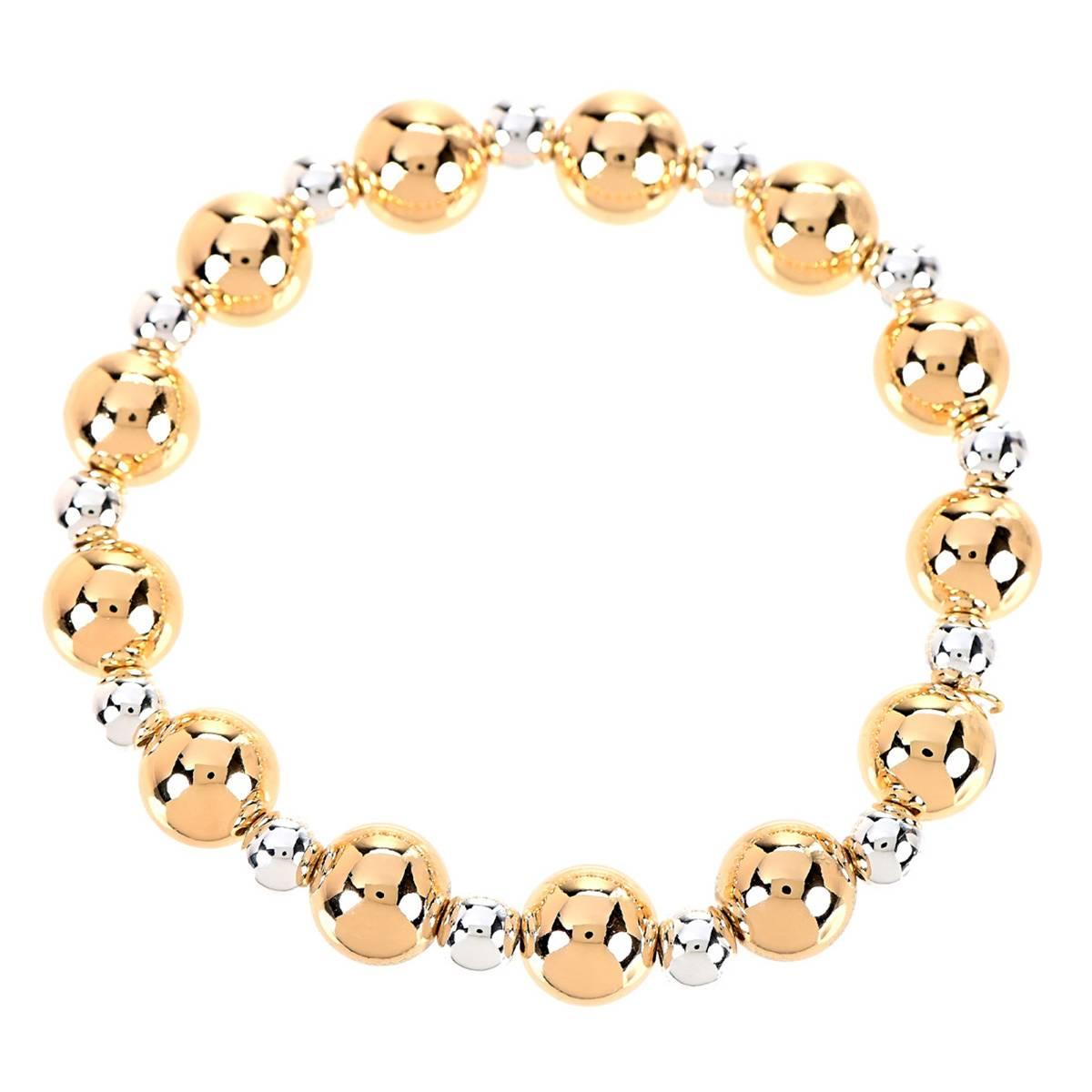 Click here for Design Collection Silver-Tone & Gold-Tone Beaded B... prices