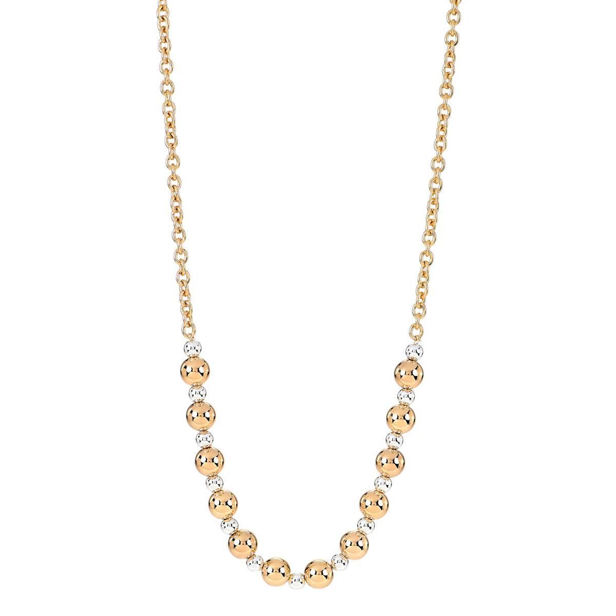 Click here for Design Collection Two-Tone Beaded Necklace prices