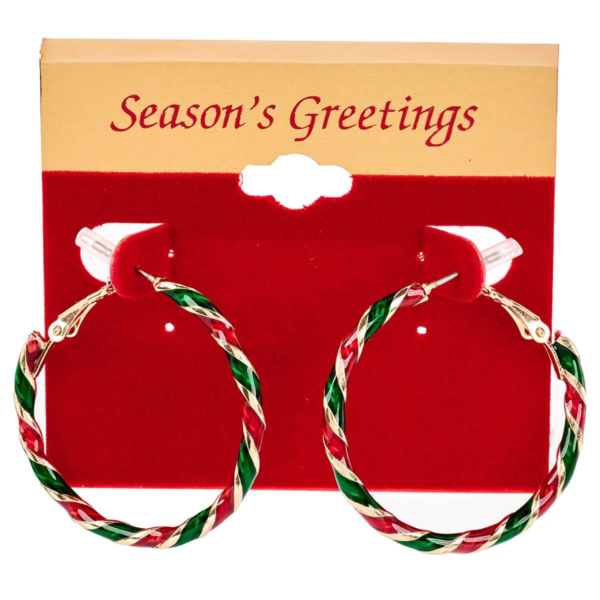 Click here for Holiday Twist Hoop Earrings prices