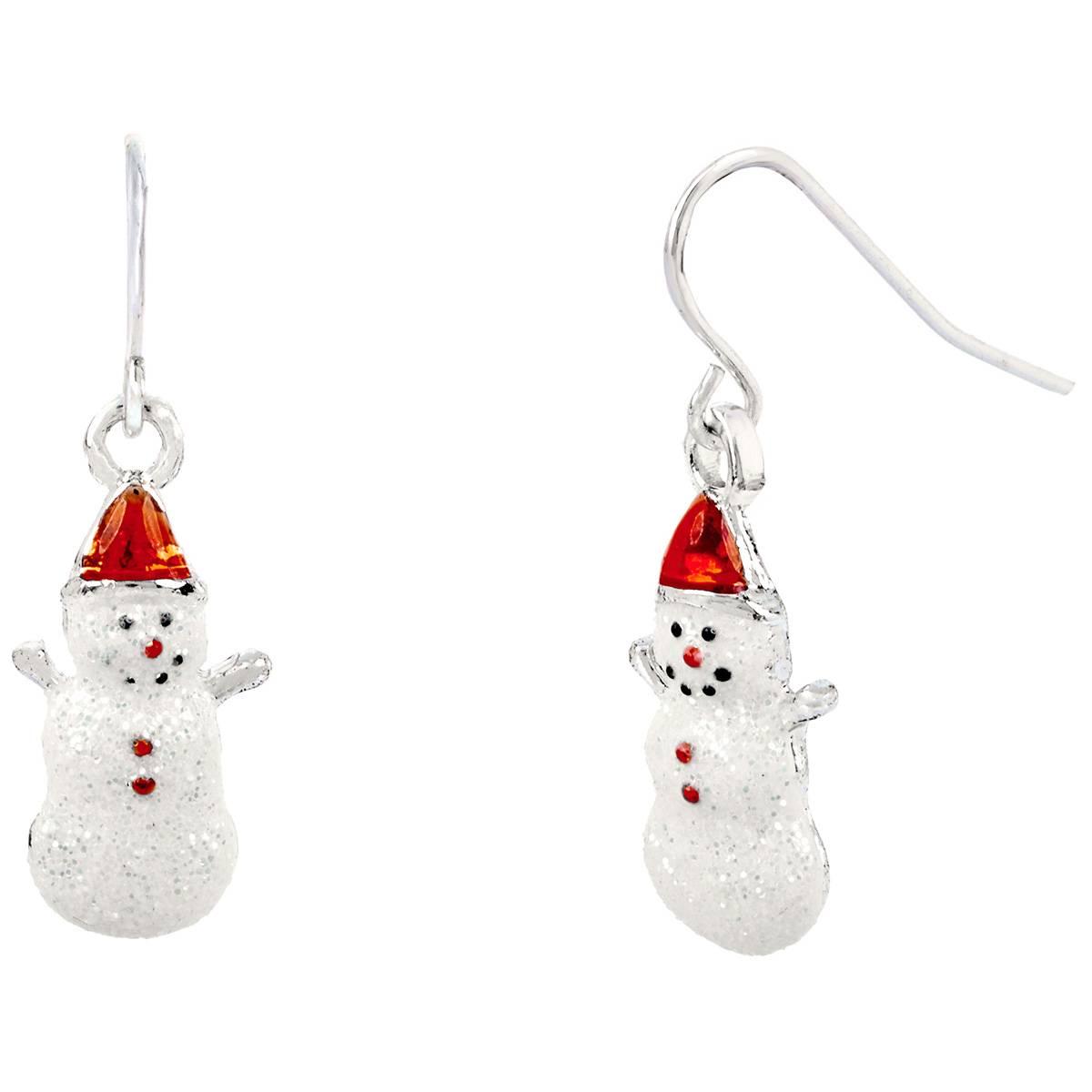 Click here for CZ Snowman Drop Earrings prices