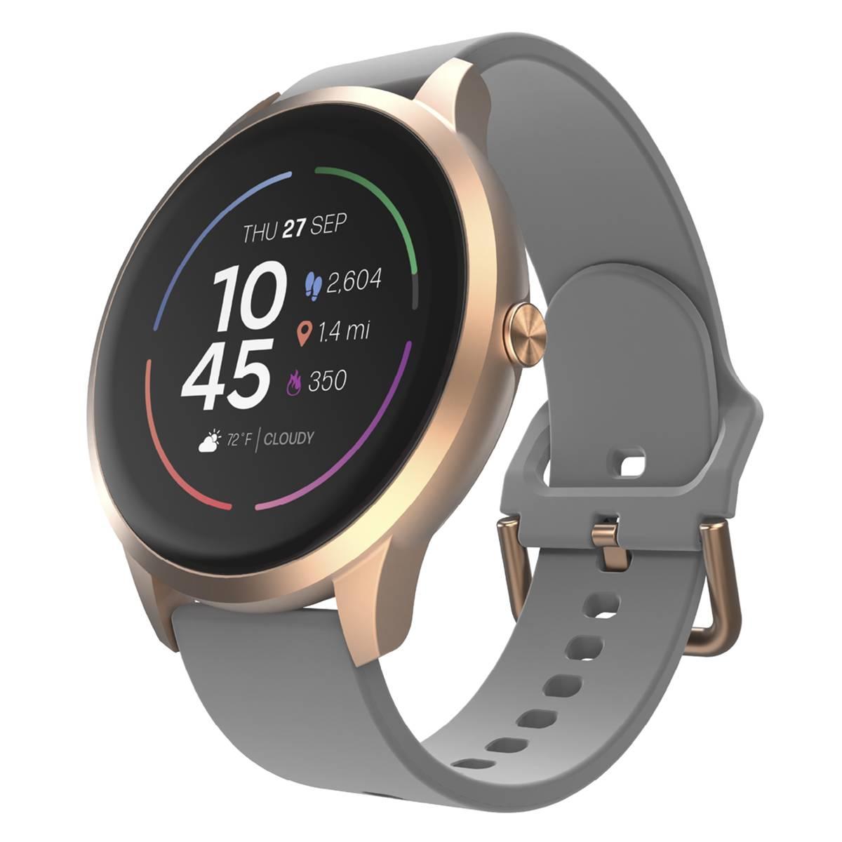 Click here for Womens iItouch Sport 4 Grey Strap Fitness Tracker... prices