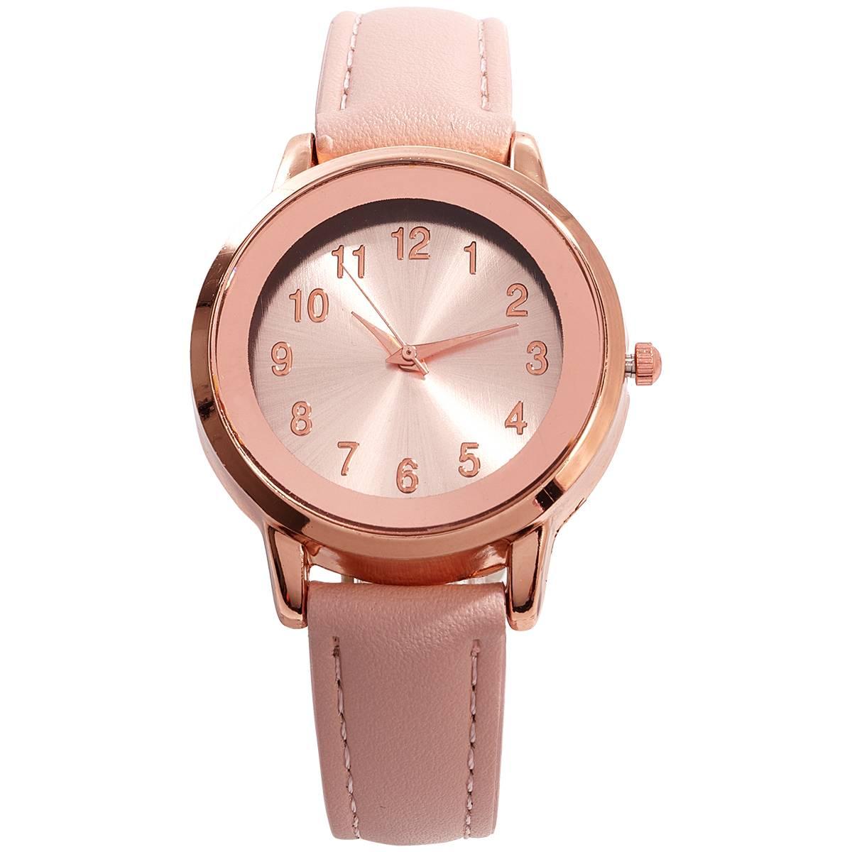 Click here for Womens Rose Gold-Tone Sunray Dial Watch - 14994R-0... prices