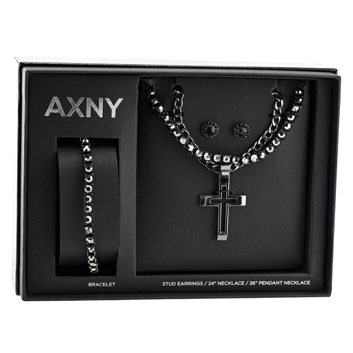 Click here for Mens American Exchange Cross Pendant/Bracelet/Earr... prices