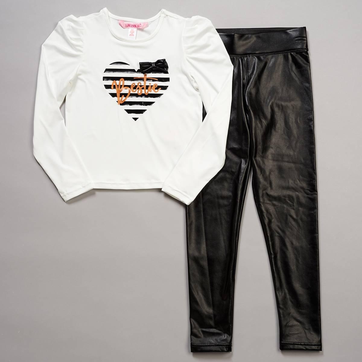 Click here for Girls (7-14) 1st Kiss(R) Long Sleeve Bestie Tee wi... prices