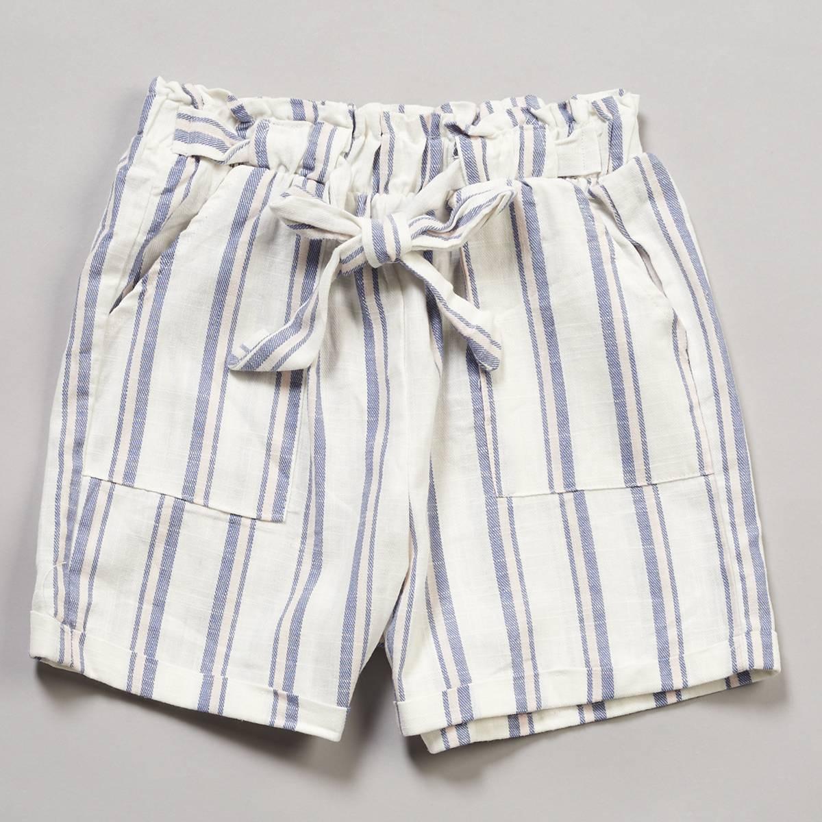 Click here for Girls (7-14) 1st Kiss(R) Stripe Paperbag Waist Cot... prices