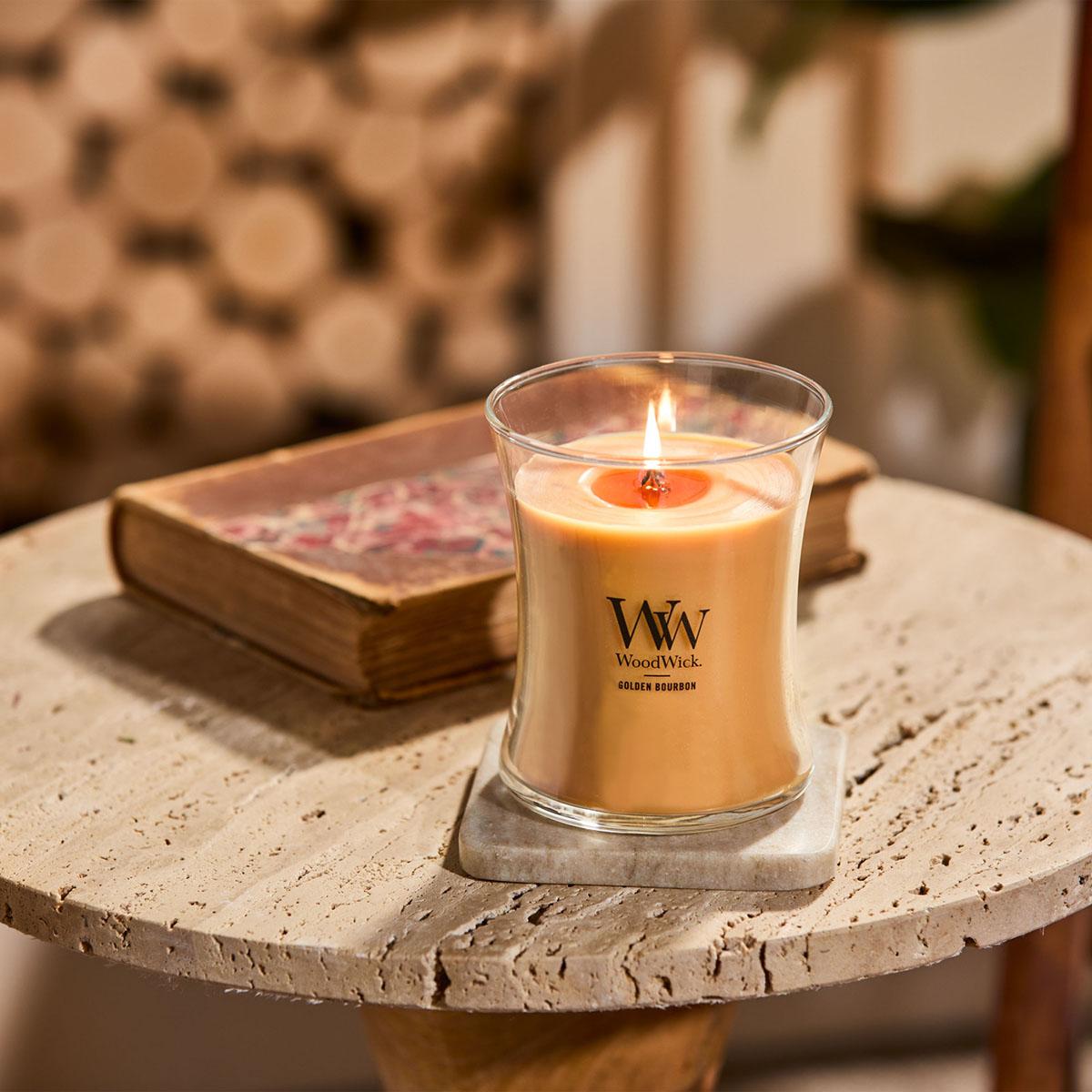 Click here for WoodWick(R) Golden Bourbon 9.7oz. Jar Candle prices